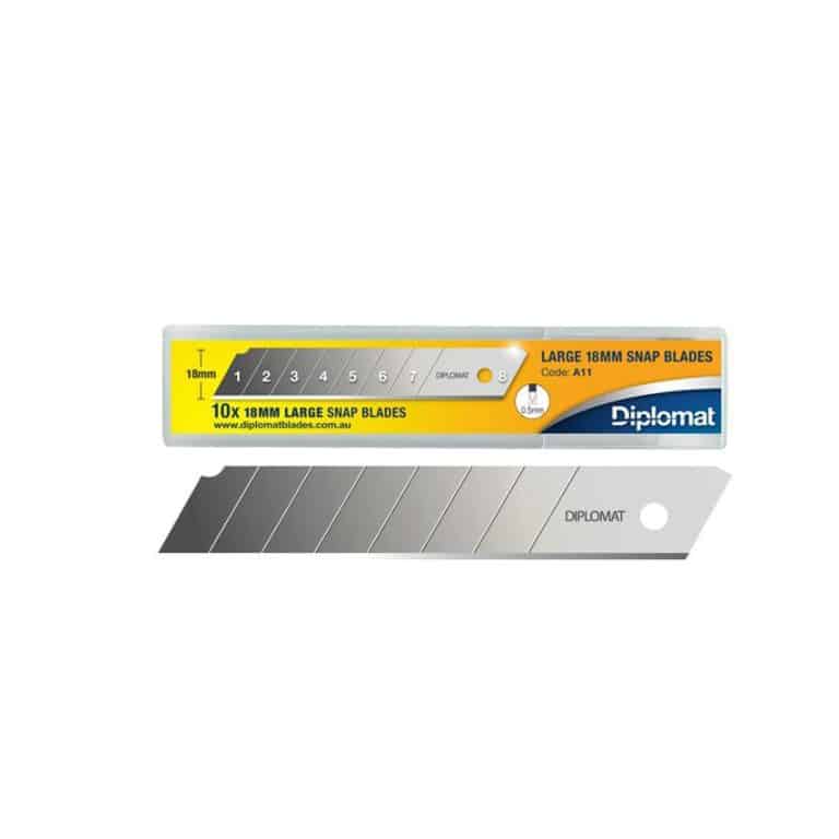 Snap Blades Large 18mm (A11) 10 Pack - Ball & Doggett