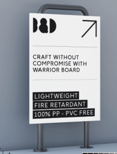 Warrior Board - Ball & Doggett Lightweight, fire-retardant, substrate ...
