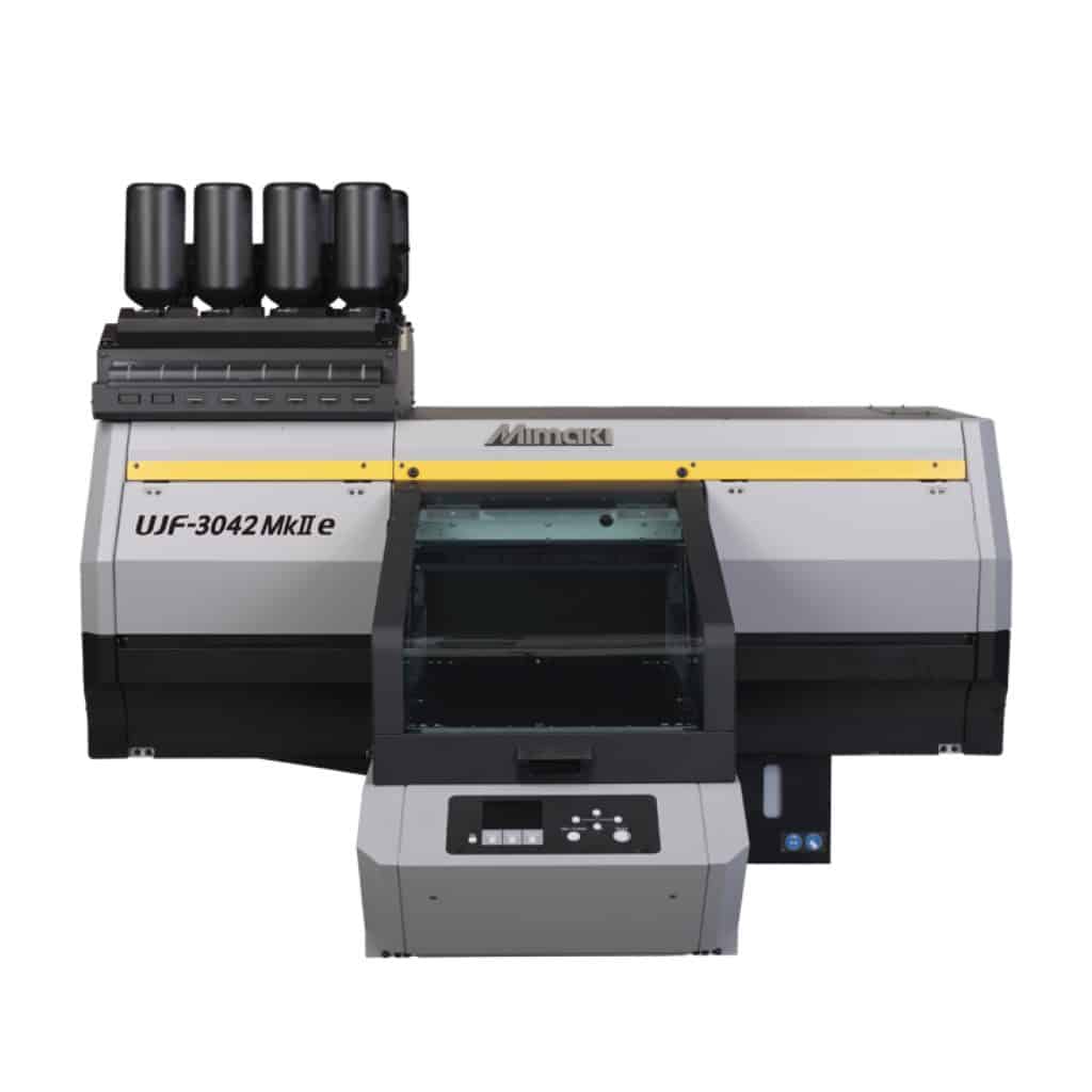 Mimaki UJF-3042MkII e | Compact Flatbed UV Inkjet Printer