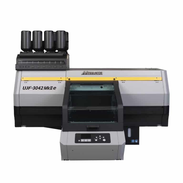 Mimaki UJF-3042MkII e | Compact Flatbed UV Inkjet Printer